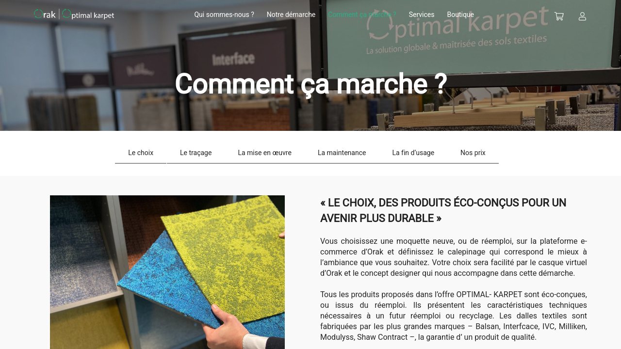 Comment ça marche ? | Optimal Karpet